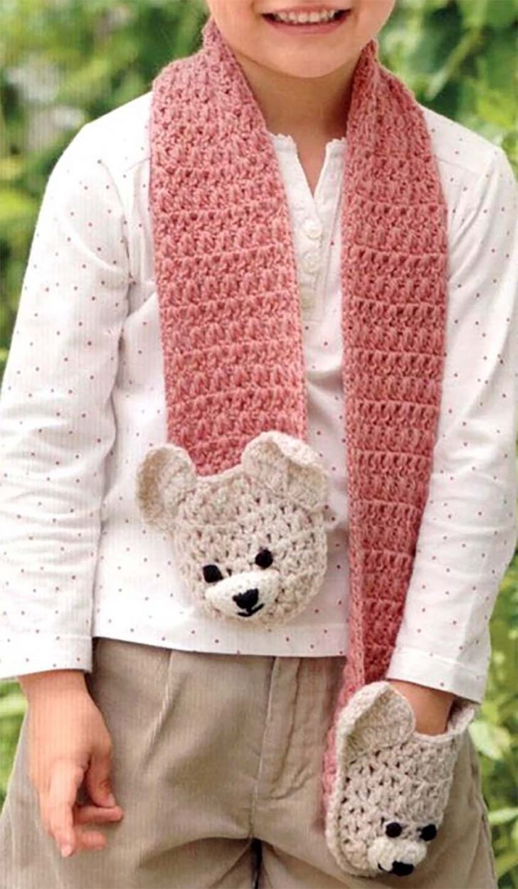 3 Simple Designs of Crochet Pattern Free Scarf - mycrochetes.com
