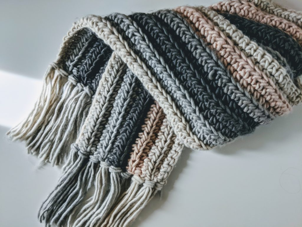 3 Simple Designs of Crochet Pattern Free Scarf Beginner Crochet Scarf ...
