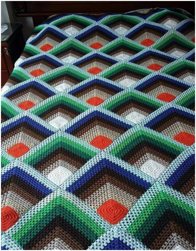 Afghan Pattern Crochet Pyramid Crochet Afghan Pattern Free Pattern ...