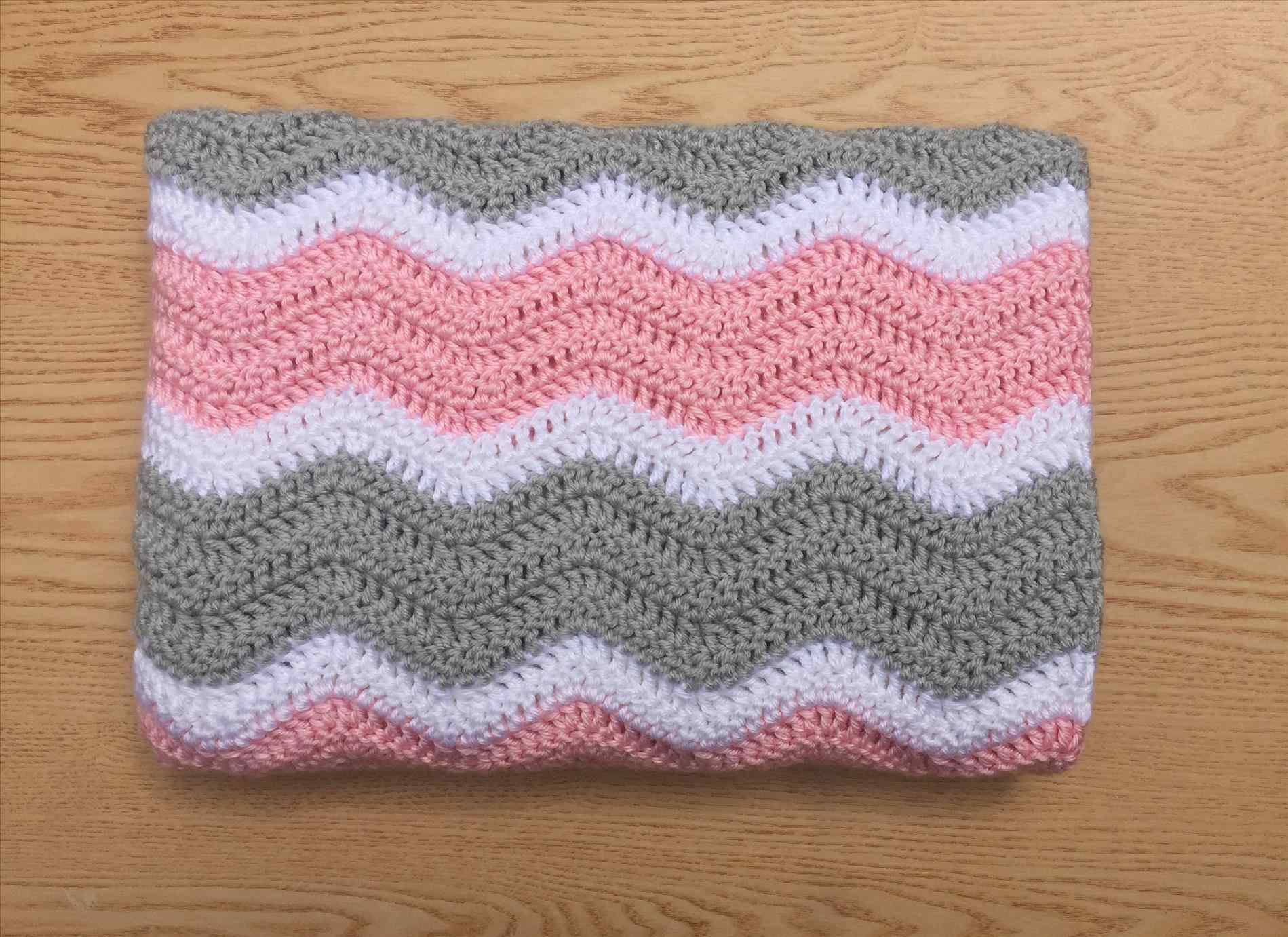 Chevron Crochet Afghan Patterns for Beginner Easy Crocheted Ba Blanket ...