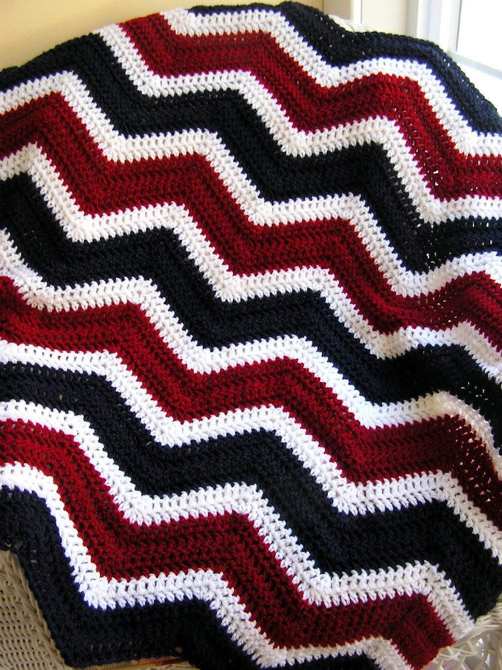 Chevron Crochet Afghan Patterns for Beginner Lovely New Chevron Zig Zag ...