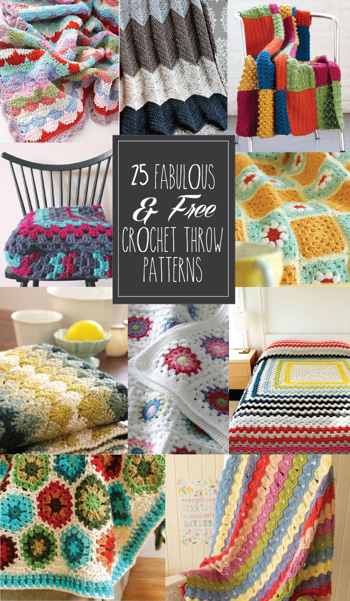 Crochet Graphgan Patterns Free 25 Fabulous And Free Crochet Throw ...