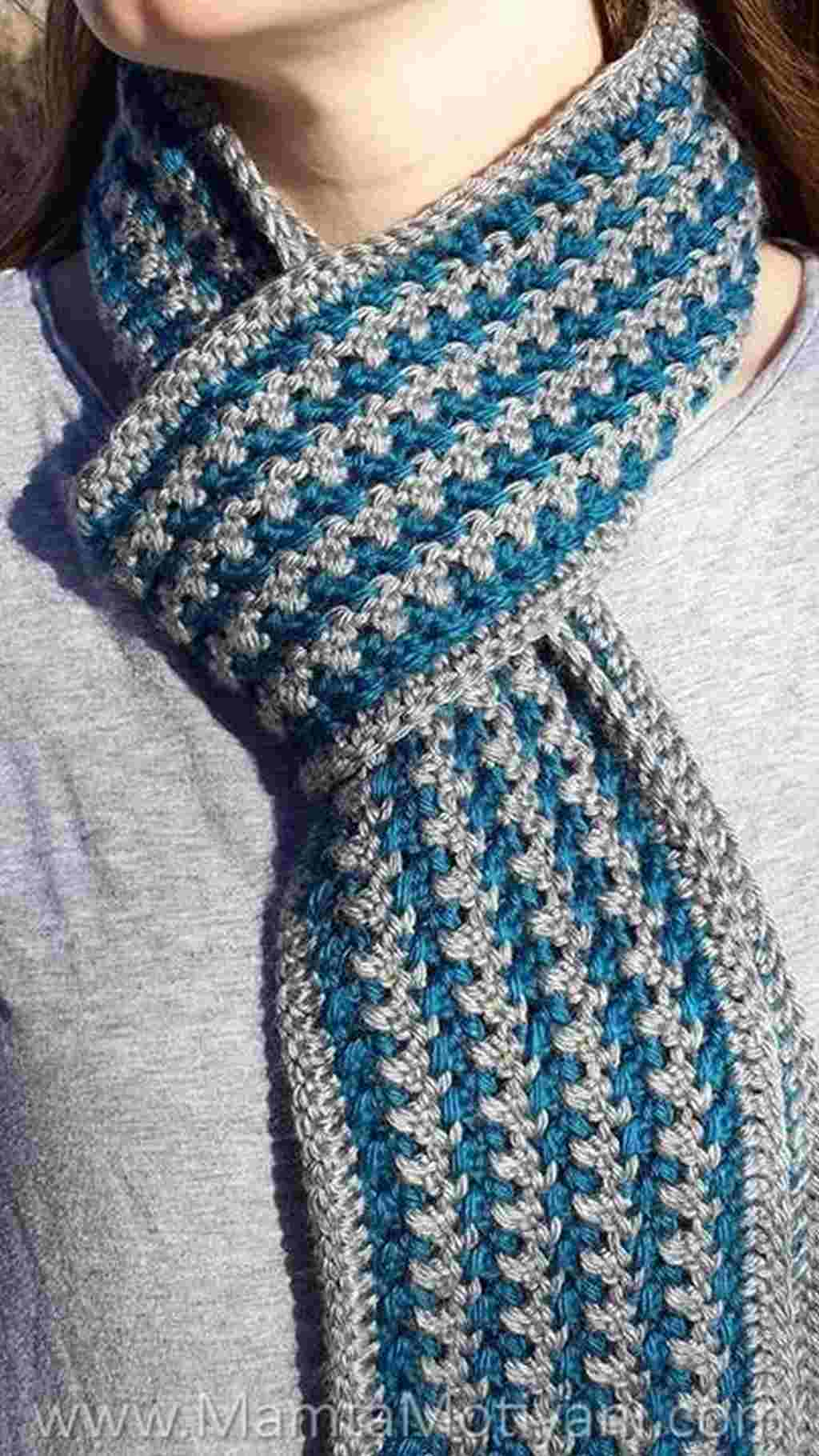 Crochet Rectangle Pattern Crochet Rectangle Scarf Pattern For Beginners ...