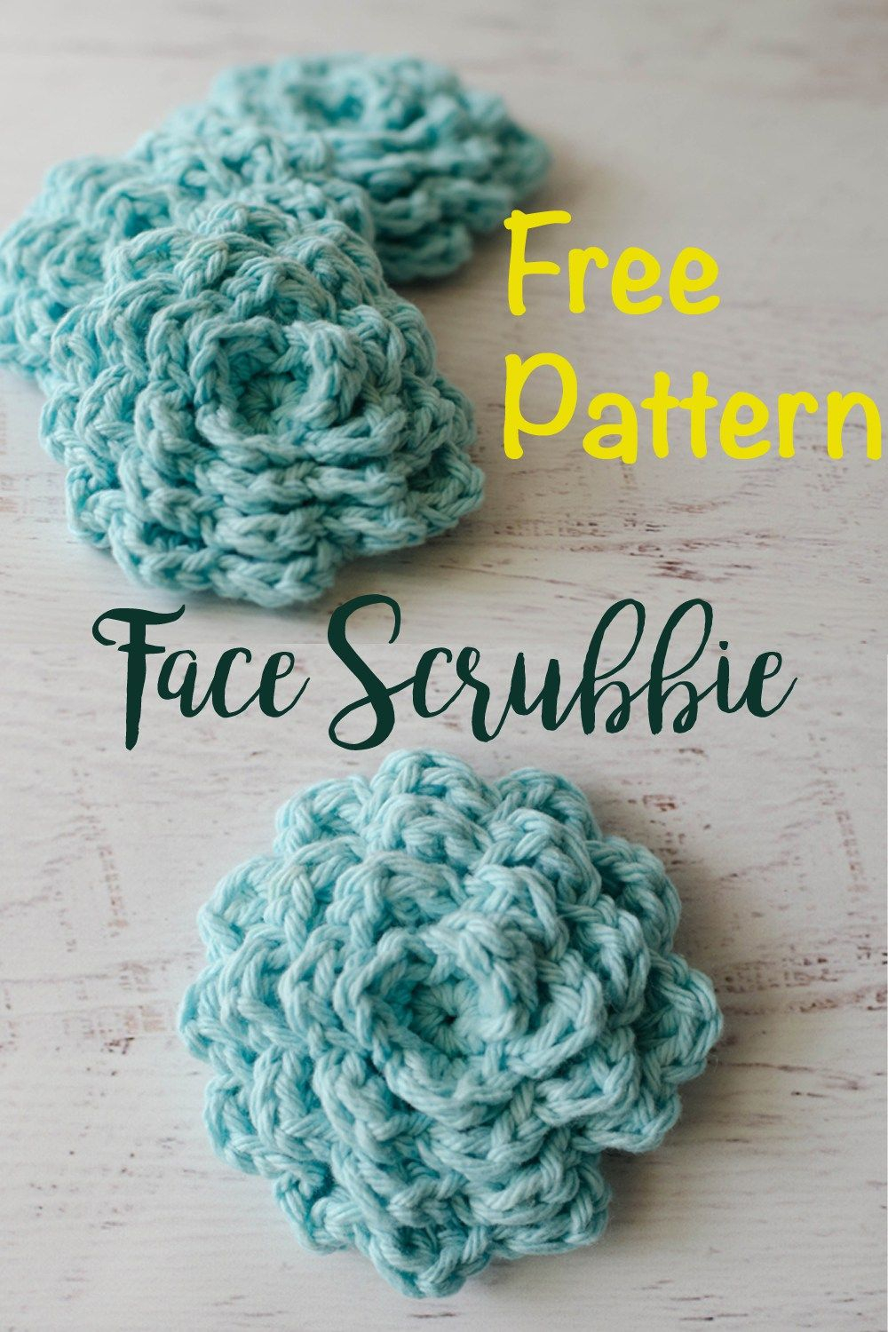 Crochet Scrubby Pattern Crochet Face Scrubbies Crochet Patterns Crochet ...