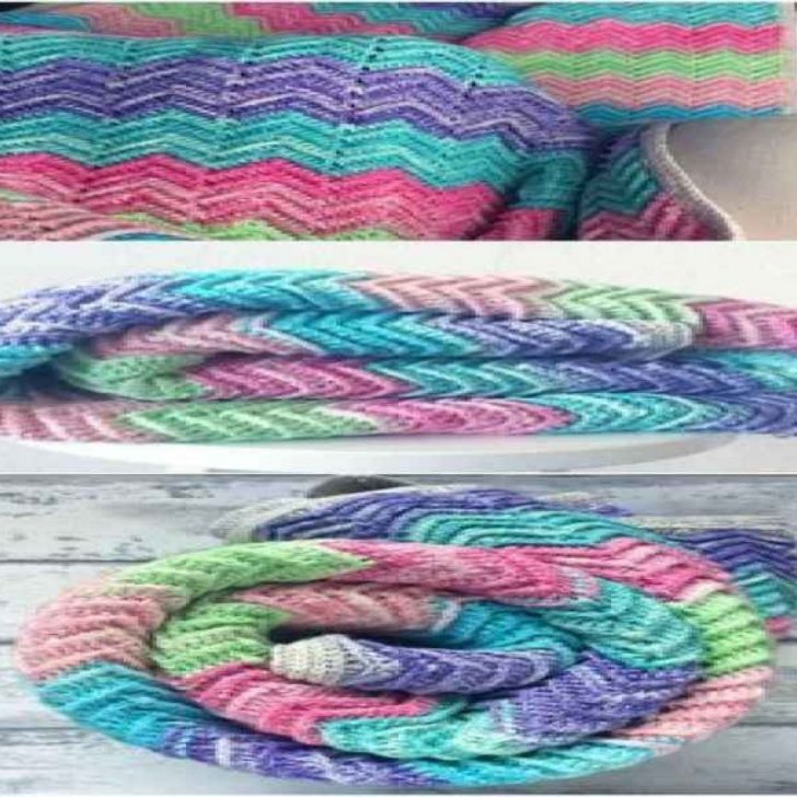 38+ Inspired Photo of Diagonal Crochet Blanket - mycrochetes.com