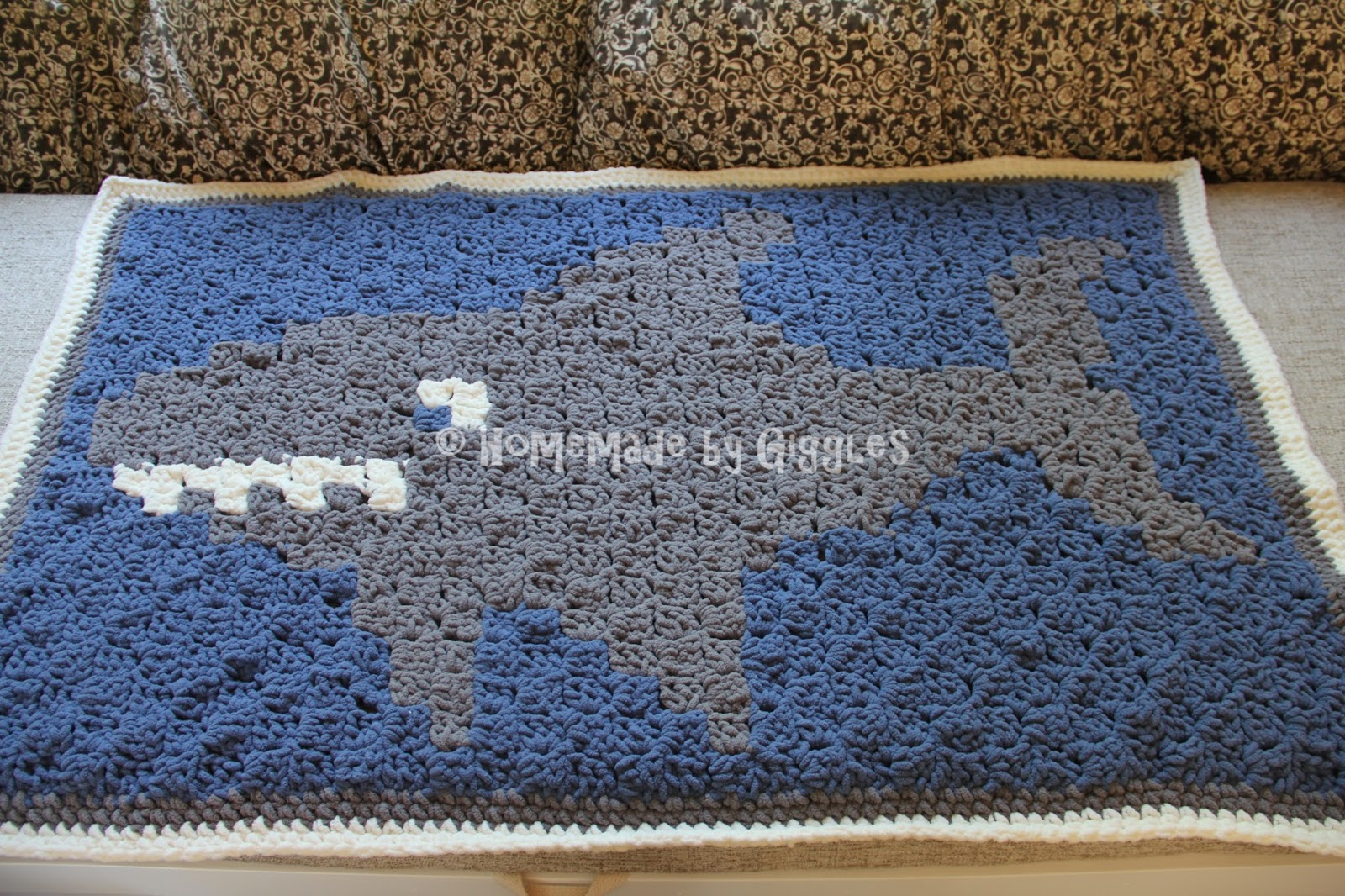 Graphghan Crochet Patterns Homemade Giggles Shark Graphghan Free ...