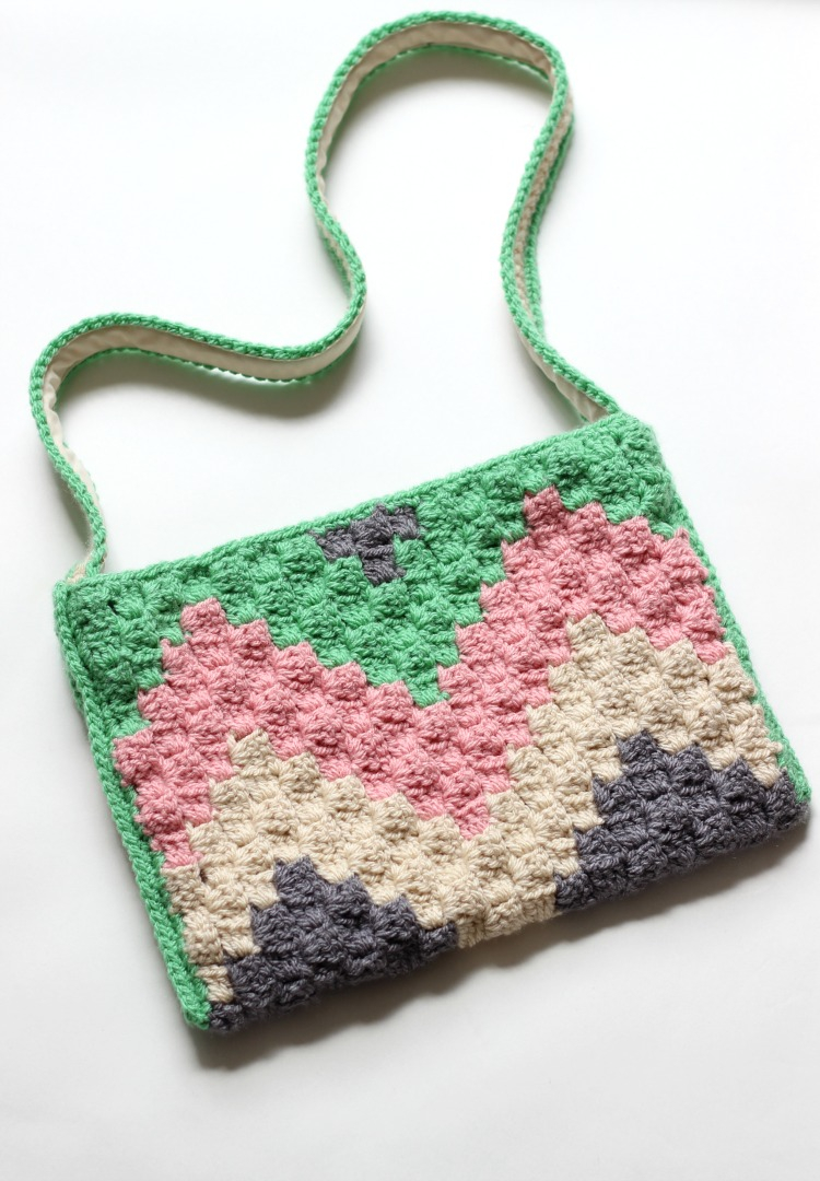 Learn the basic Crochet C2c Pattern C2c Geo Crochet Bag Pattern Zeens ...